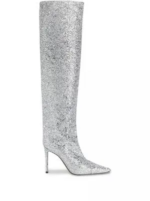 Alexandre Vauthier 90mm Glittered Knee-length Boots