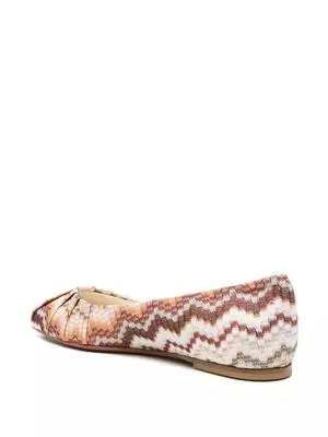 Missoni Zigzag Ballerina Flats