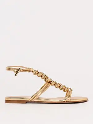 GIANVITO ROSSI Flat Sandal - Gold