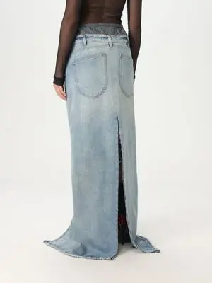 MAISON MARGIELA Denim Maxi Skirt - Blue
