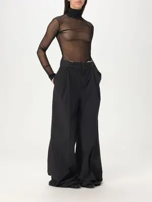 MAISON MARGIELA Wide Leg Trousers - Black
