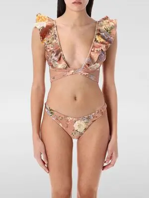 Zimmermann Floral Printed Swimsuit - Pink