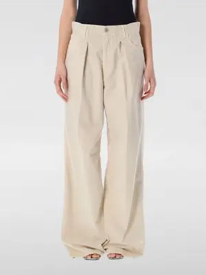 HAIKURE Pleated Wide-leg Jeans - Sand