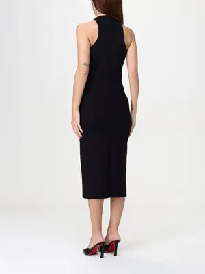 MUGLER Halterneck Star Cutout Dress