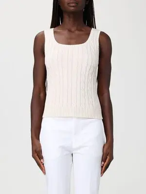Ralph Lauren Cotton Knit Top - Beige