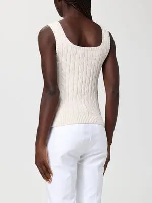 Ralph Lauren Cotton Knit Top - Beige