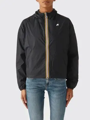 K-WAY Hooded Zip-up Jacket - Black
