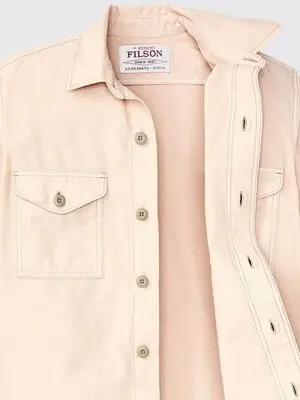 Filson Long-sleeved Cotton Shirt With Flap Pockets - Nude