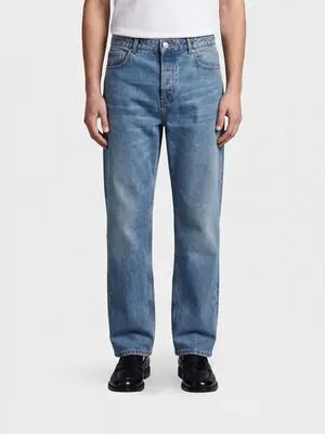 AMI Paris Mid-rise Wide Leg Jeans