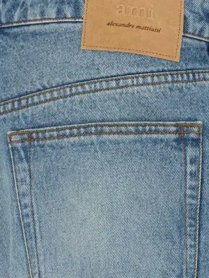AMI Paris Mid-rise Wide Leg Jeans