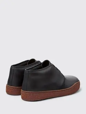 Camper Leather Lace-up Boots - Black