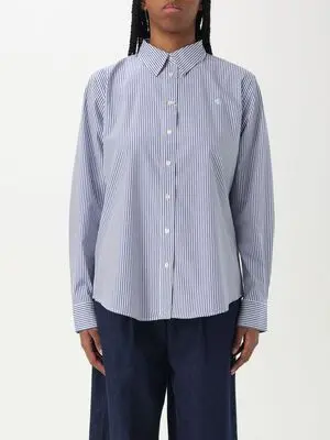 Ralph Lauren Striped Button-up Shirt - Blue 1