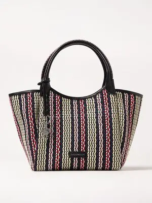 Emporio Armani Woven Tote Bag - Blue