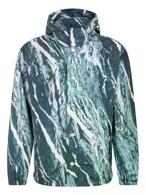 Roberto Cavalli Marble-print Bomber Jacket