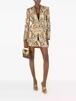 Roberto Cavalli Snakeskin-print Blazer