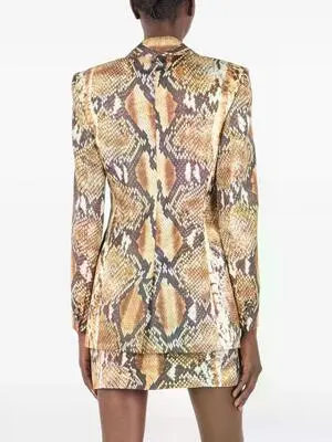 Roberto Cavalli Snakeskin-print Blazer