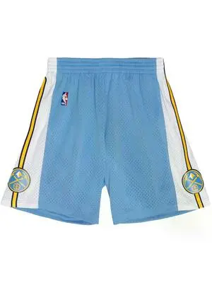 Mitchell & Ness Light Wash Shorts For Men