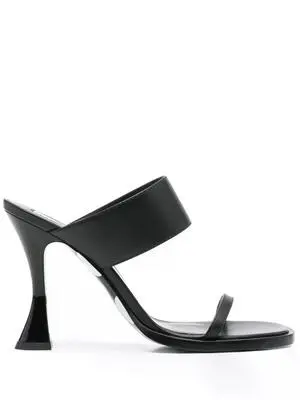 Moschino Leather High Heel Sandals