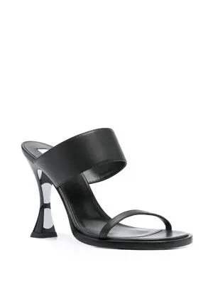 Moschino Leather High Heel Sandals
