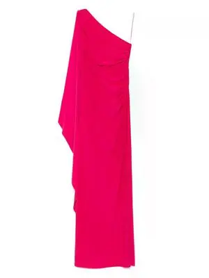 BLANCA VITA Ruched Maxi Dress - Pink