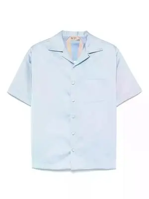 N°21 Satin Camp Collar Shirt