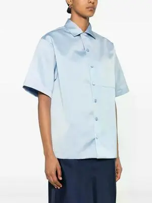 N°21 Satin Camp Collar Shirt