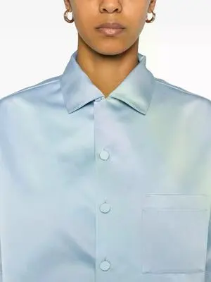 N°21 Satin Camp Collar Shirt