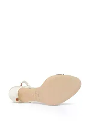 SCAROSSO 85mm Slingback Sandals - White