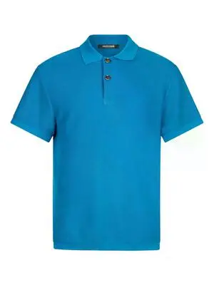 Roberto Cavalli Cotton Polo Shirt - Blue
