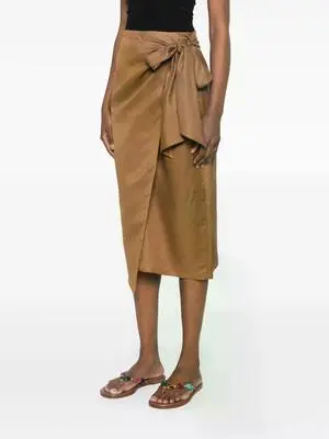 Max Mara Tequila Midi Wrap Skirt