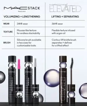 MAC COSMETICS Stack Elevated Mascara - Black Stack