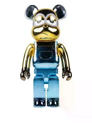 MEDICOM TOY X Minions Kevin Chrome Version 1000% Figure - Yellow