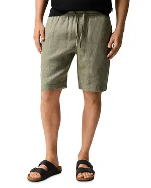 Rodd & Gunn Linen 9" Resort Shorts - Kelp