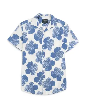 Rodd & Gunn Donnelly Linen Floral Print Shirt - Regatta