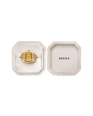 BREDA Nocturne Expandable Ring Watch, 16mm - Gold/gold