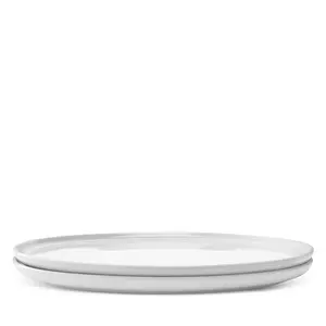 LSA Collective Dinner Plate, Set Of 2 - White