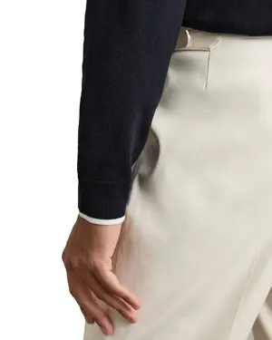 REISS Long Sleeve Zip Sweater