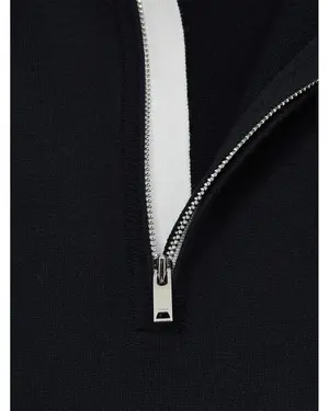 REISS Long Sleeve Zip Sweater