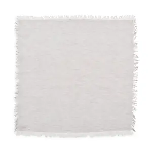 KIM SEYBERT Chambray Fringe Napkin - Gray