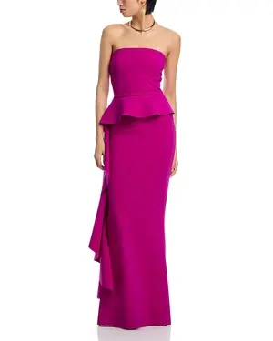 Chiara Boni La Petite Robe Eliska Long Gown - Cyclamen