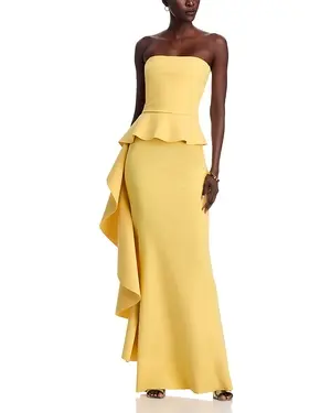 Chiara Boni La Petite Robe Gathered Evening Dresses