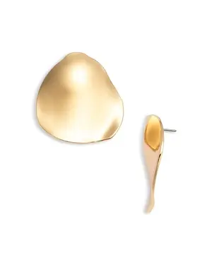 Aqua Sculptural Drop Earrings