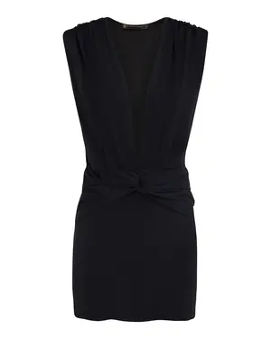 VIX PAULA HERMANNY Cindy Mini Dress Swim Cover-up - Black