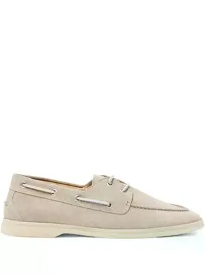 SCAROSSO Lio Boat Shoes - Neutrals
