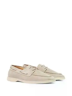 SCAROSSO Lio Boat Shoes - Neutrals