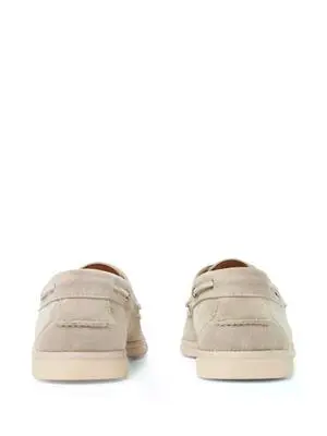 SCAROSSO Lio Boat Shoes - Neutrals