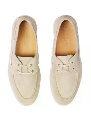 SCAROSSO Lio Boat Shoes - Neutrals