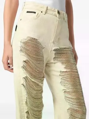 Philipp Plein Ripped Detailing Jeans