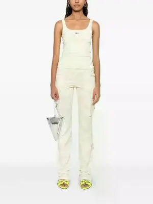Off-White Logo Tank Top - Neutrals
