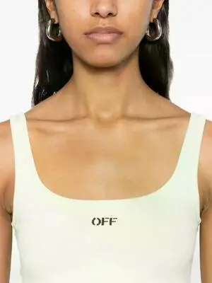 Off-White Logo Tank Top - Neutrals